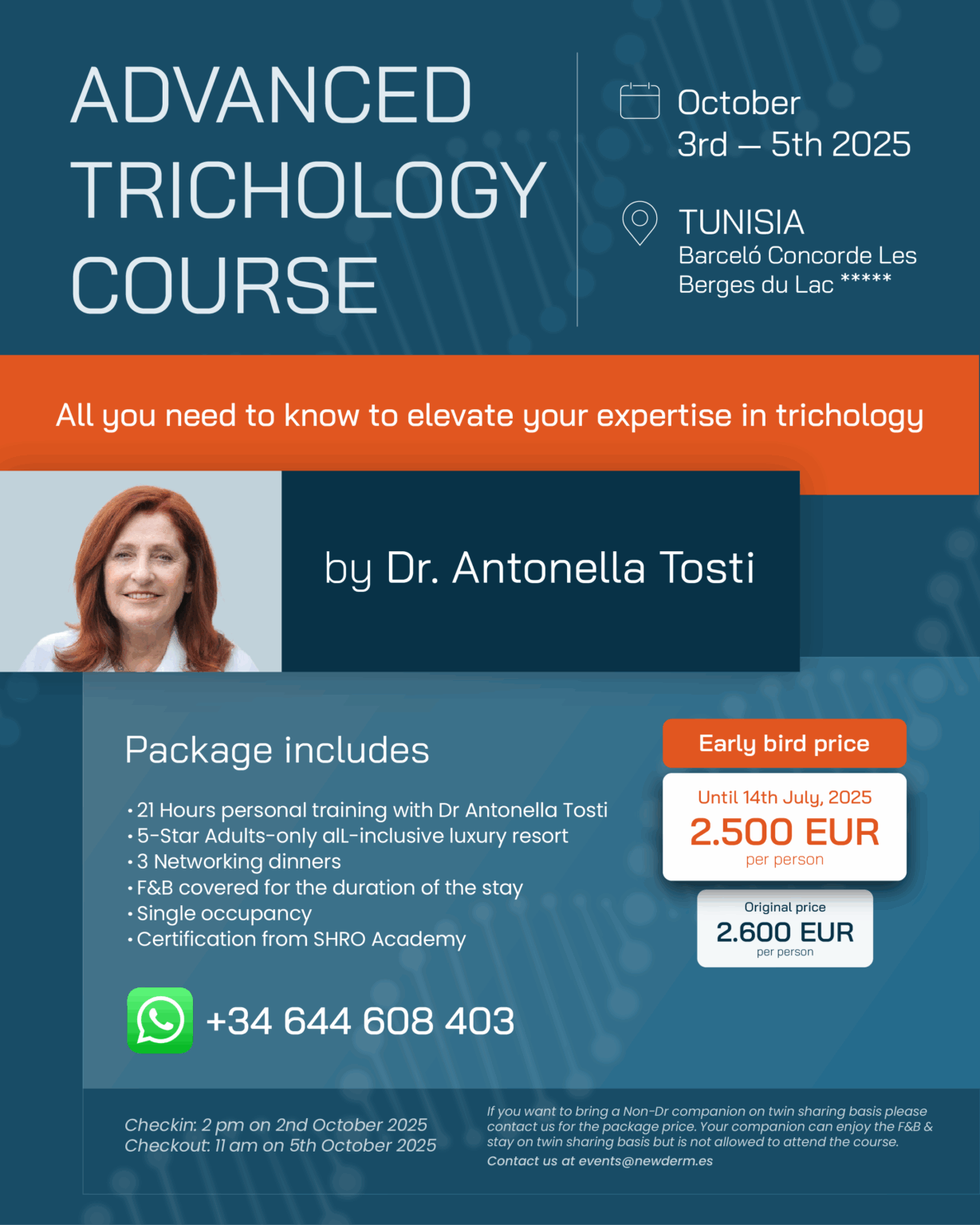 Advanced Trichology Course by Dr. Antonella Tosti | SHRO